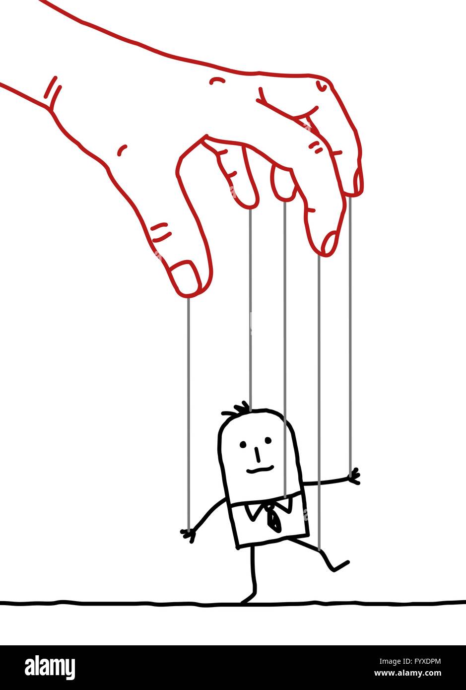 Puppeteer hands Stock Vector Images - Alamy