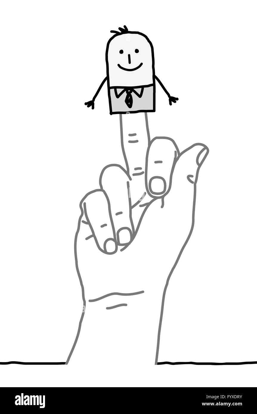 Ironic gesture Stock Vector Images - Alamy