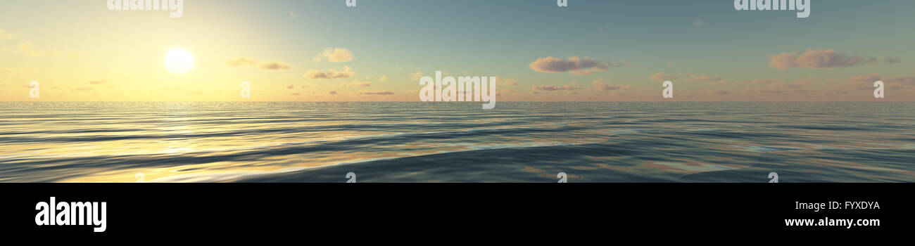 Waves panorama hi-res stock photography and images - Alamy