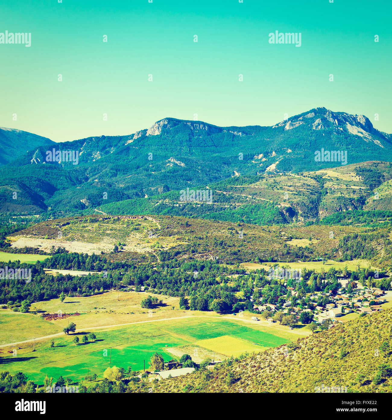 French small city hi-res stock photography and images - Alamy