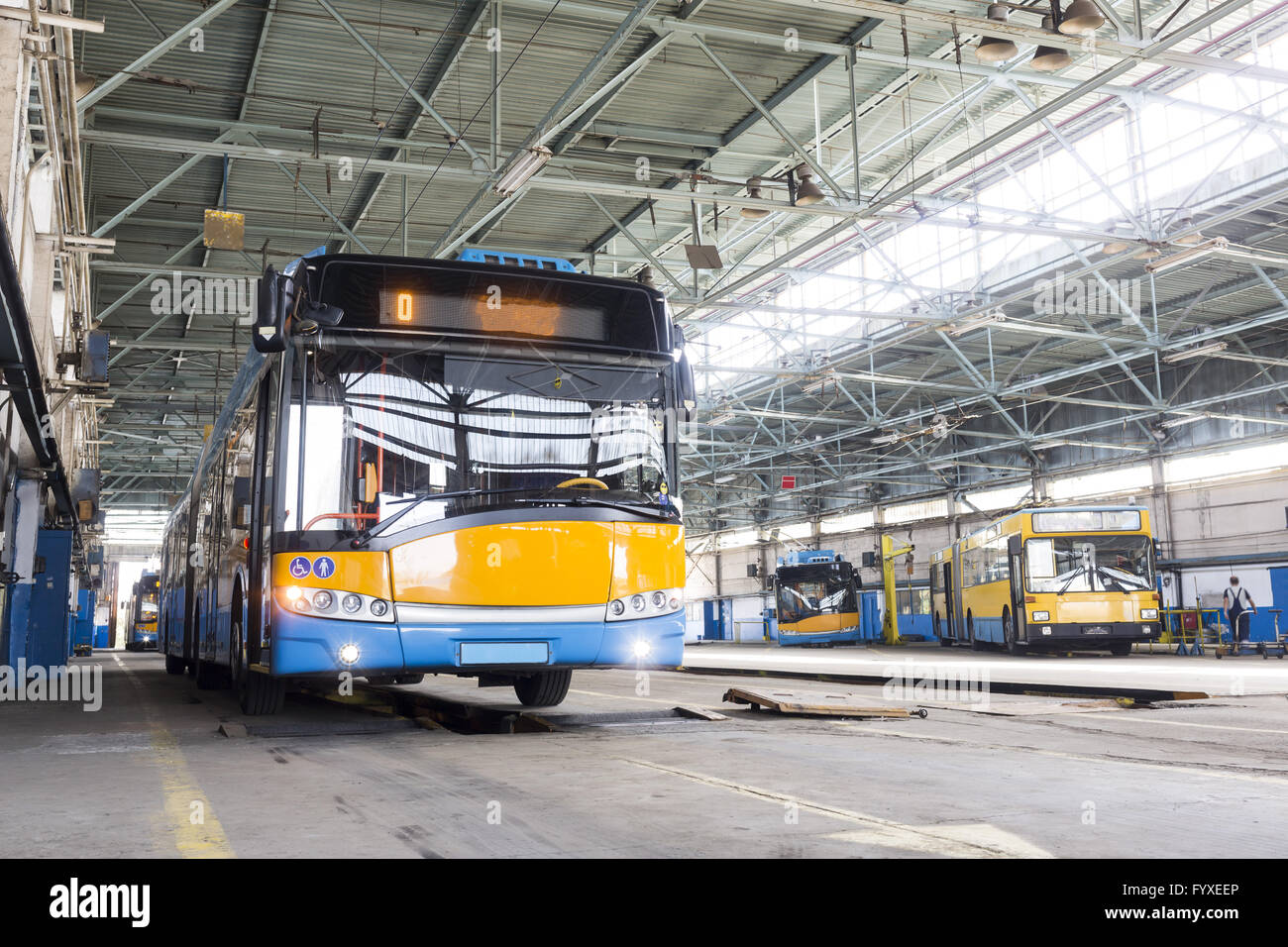 Trolley depot hi-res stock photography and images - Alamy