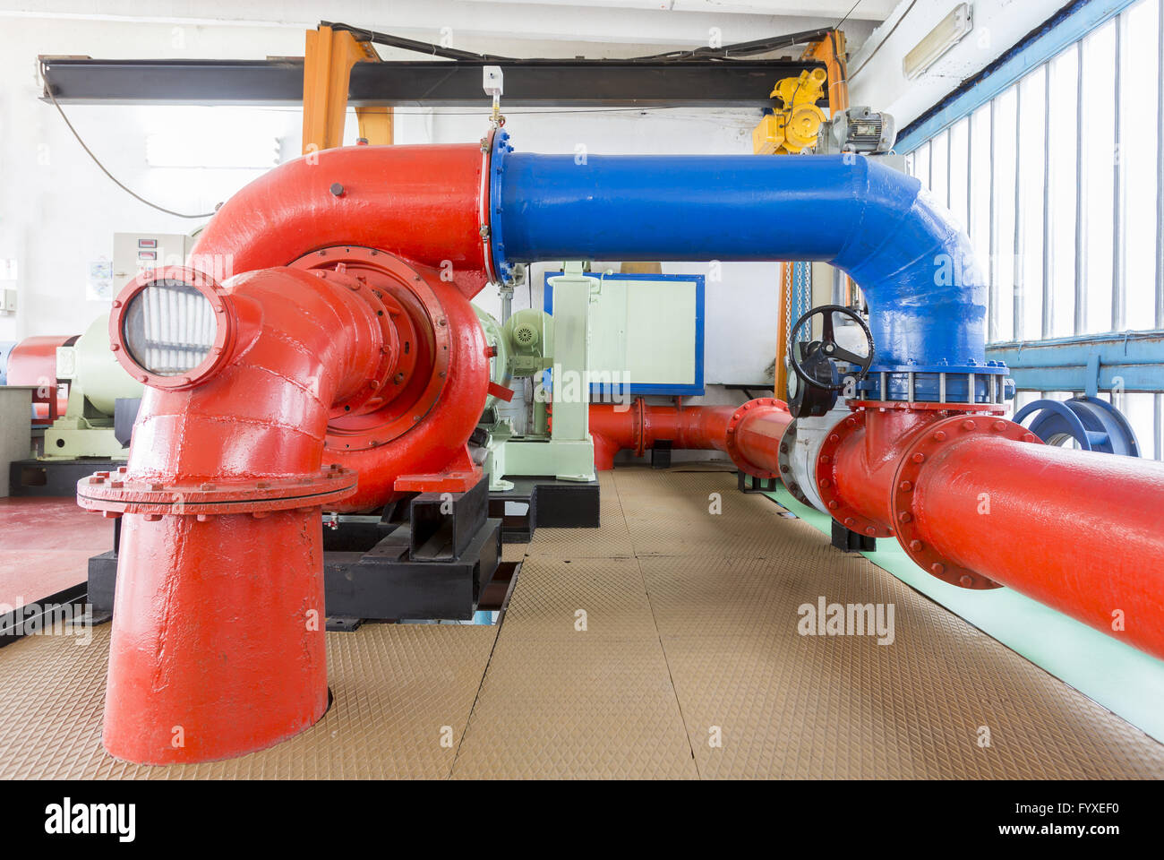 Metal tubes in a lab Stock Photo - Alamy