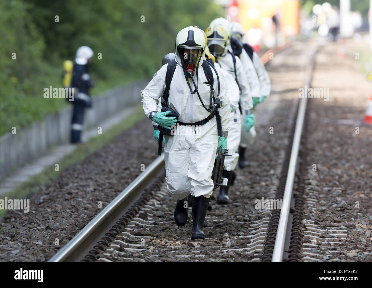 Hazardous chemicals fire department hi-res stock photography and images ...