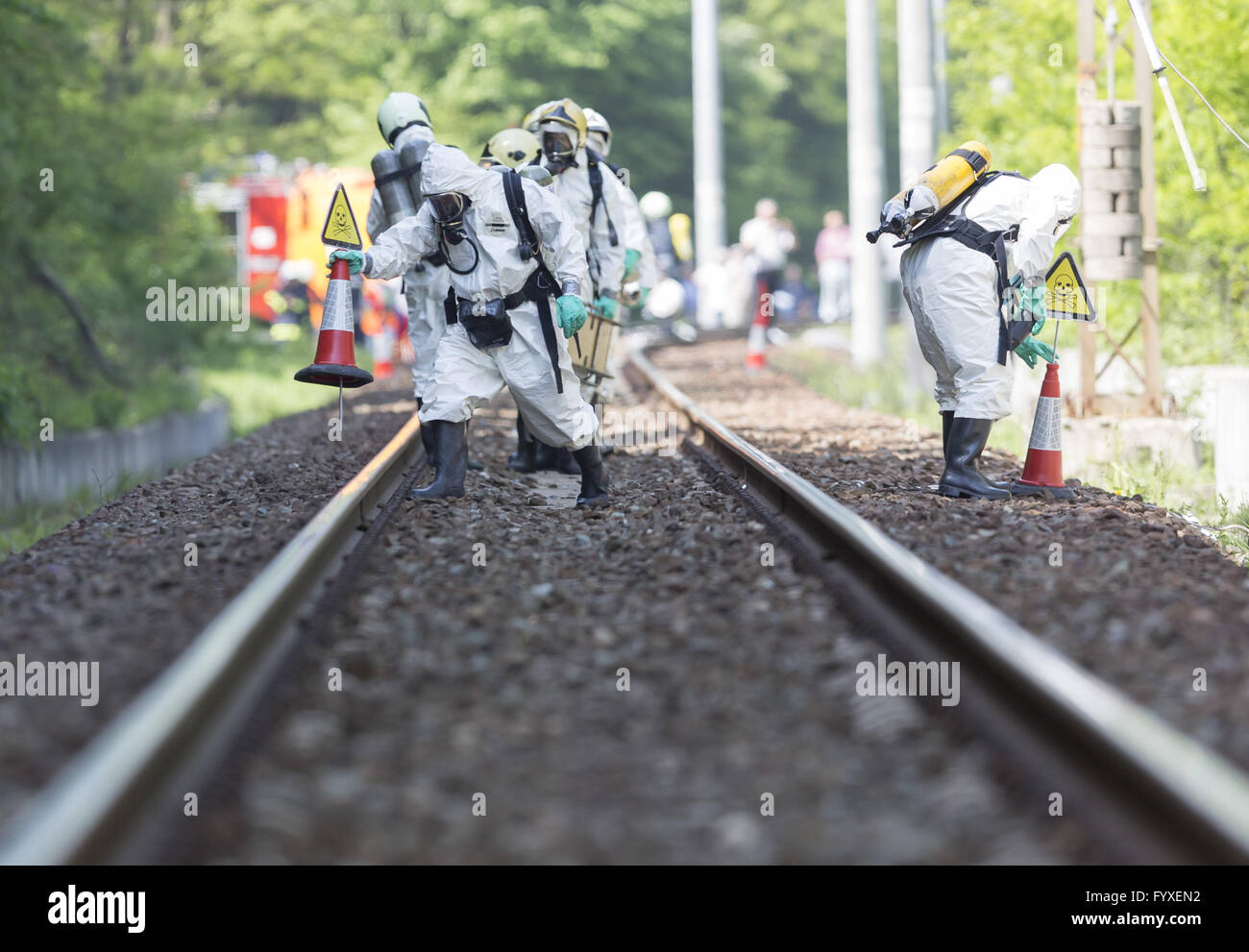 Hazardous chemicals fire department hi-res stock photography and images ...