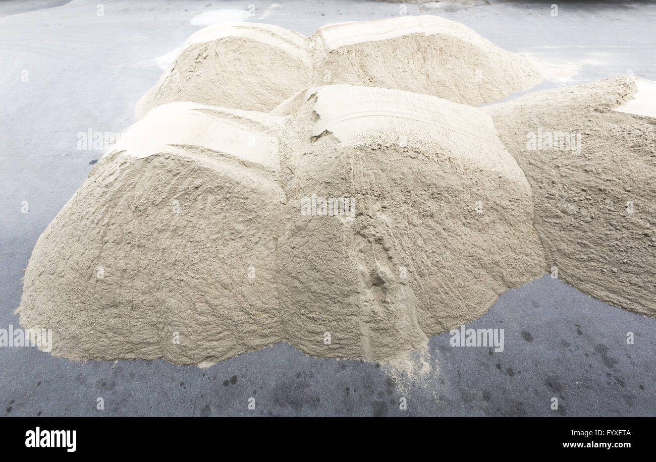 Piles of sand Stock Photo - Alamy