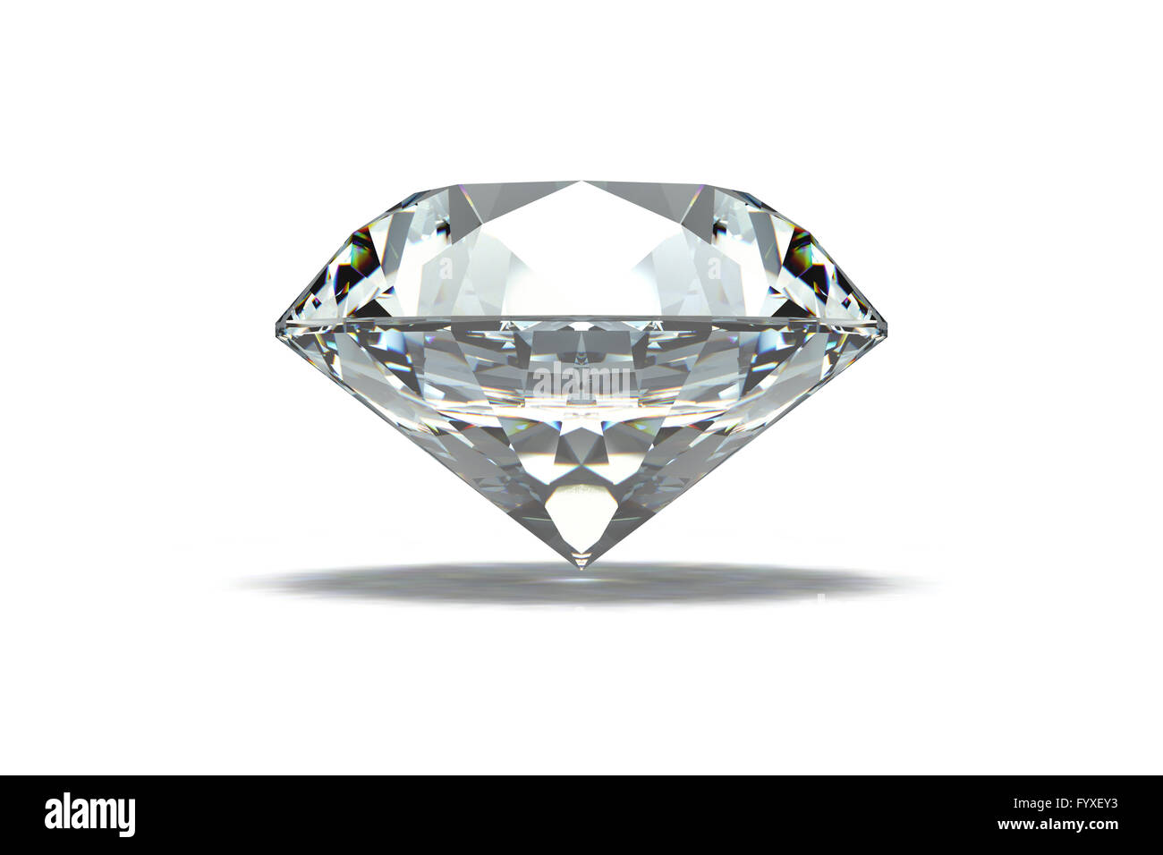 Diamond, Jewel, Isolated on White Background Stock Photo - Alamy