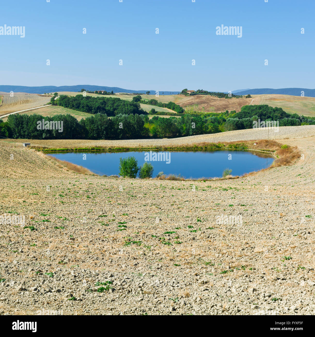 Dry village pond hi-res stock photography and images - Alamy