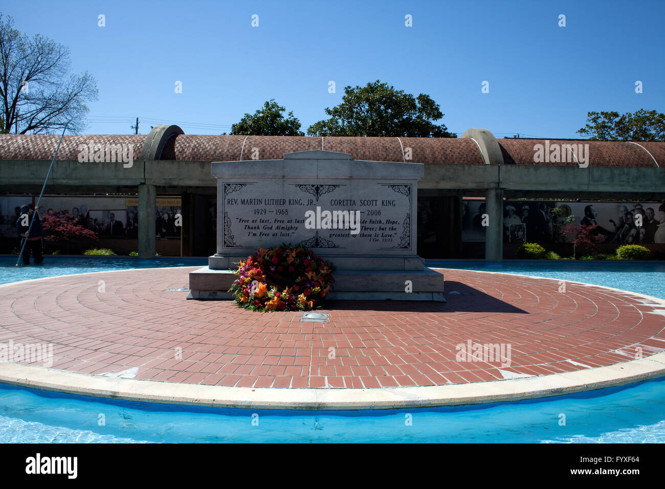 Dr Martin Luther King Jr and Corretta Scott King Tomb preserved within ...