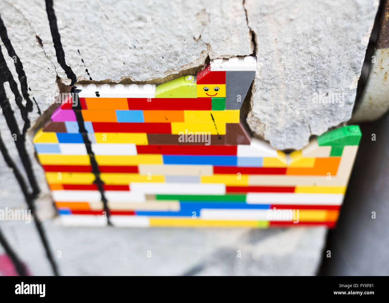Lego blocks art work Stock Photo - Alamy