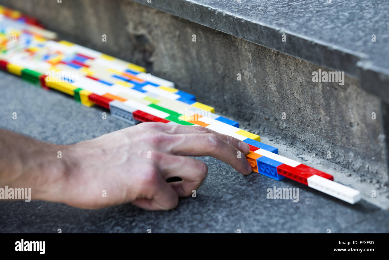 Lego blocks art work hi-res stock photography and images - Alamy