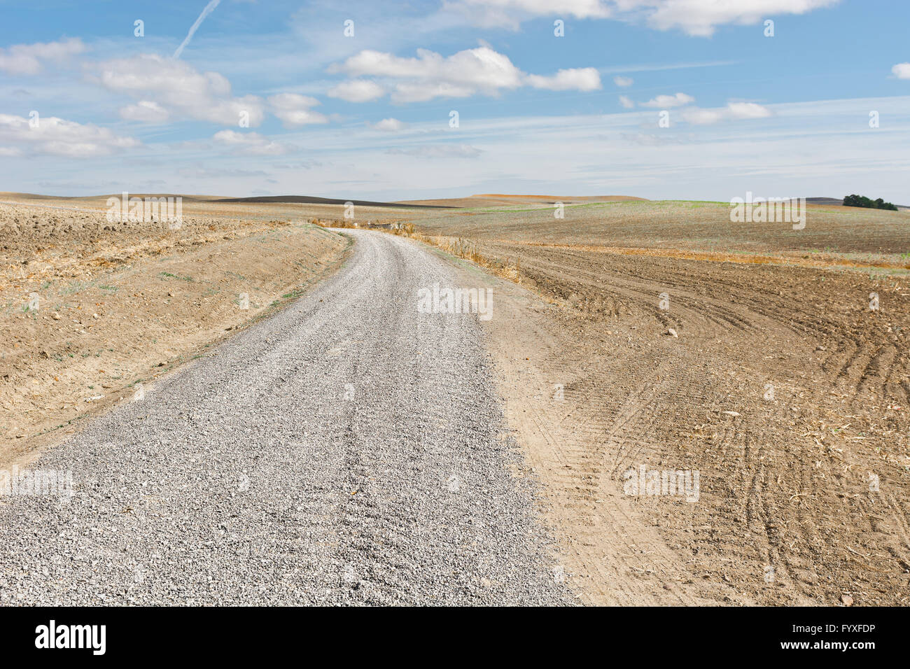 Gravel road spain hi-res stock photography and images - Alamy