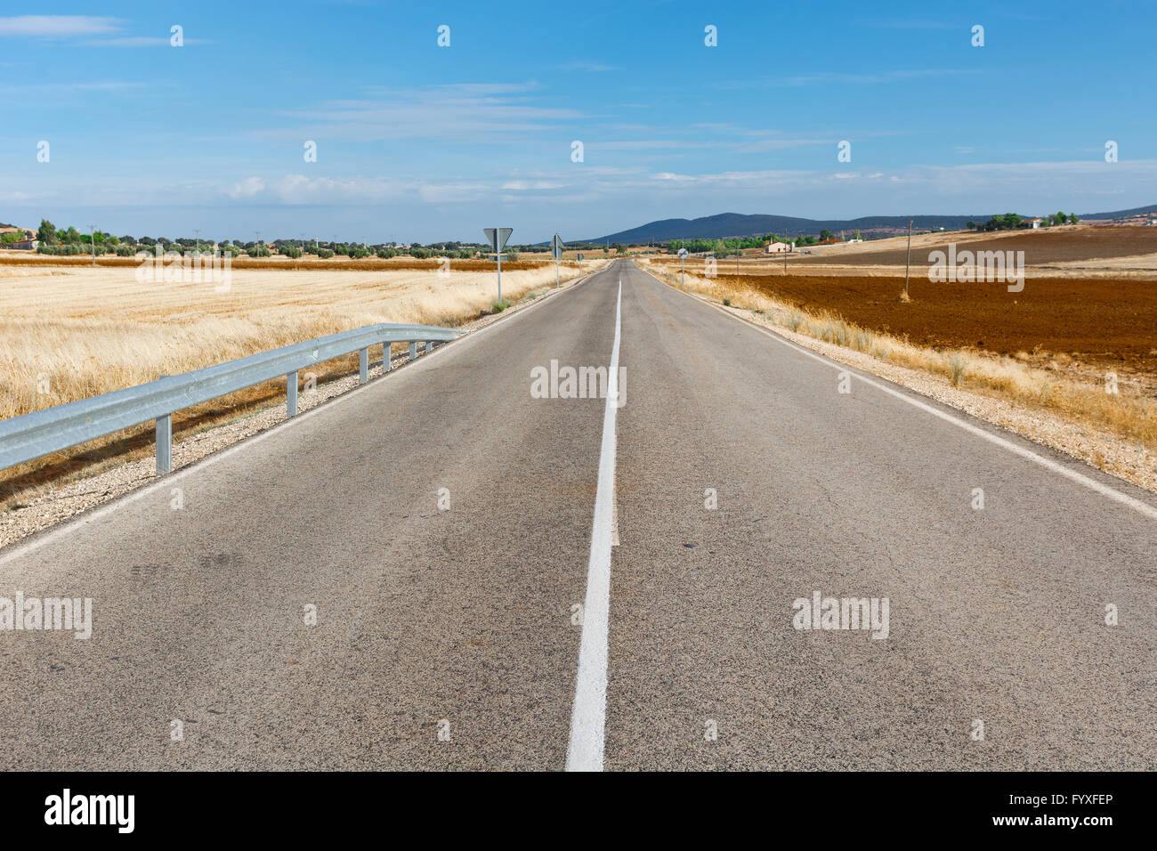 Road in Spain Stock Photo - Alamy