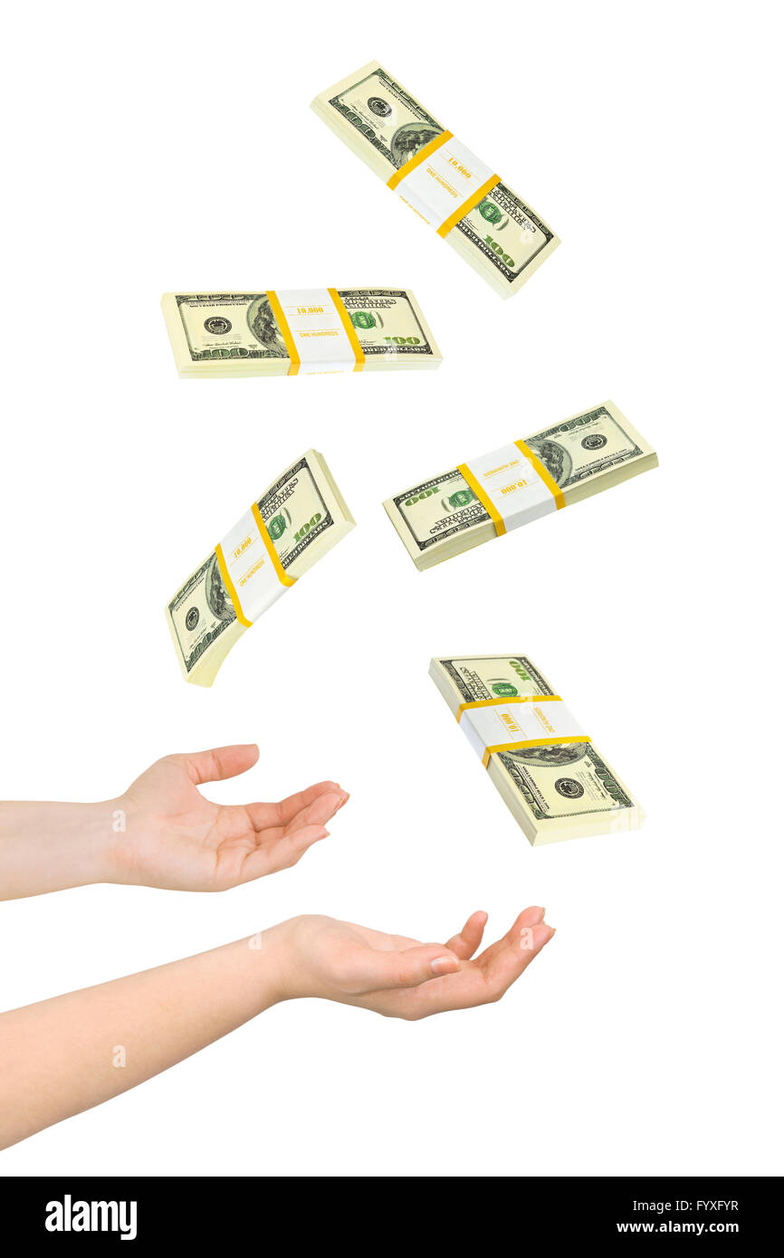 Juggling hands and money Stock Photo - Alamy