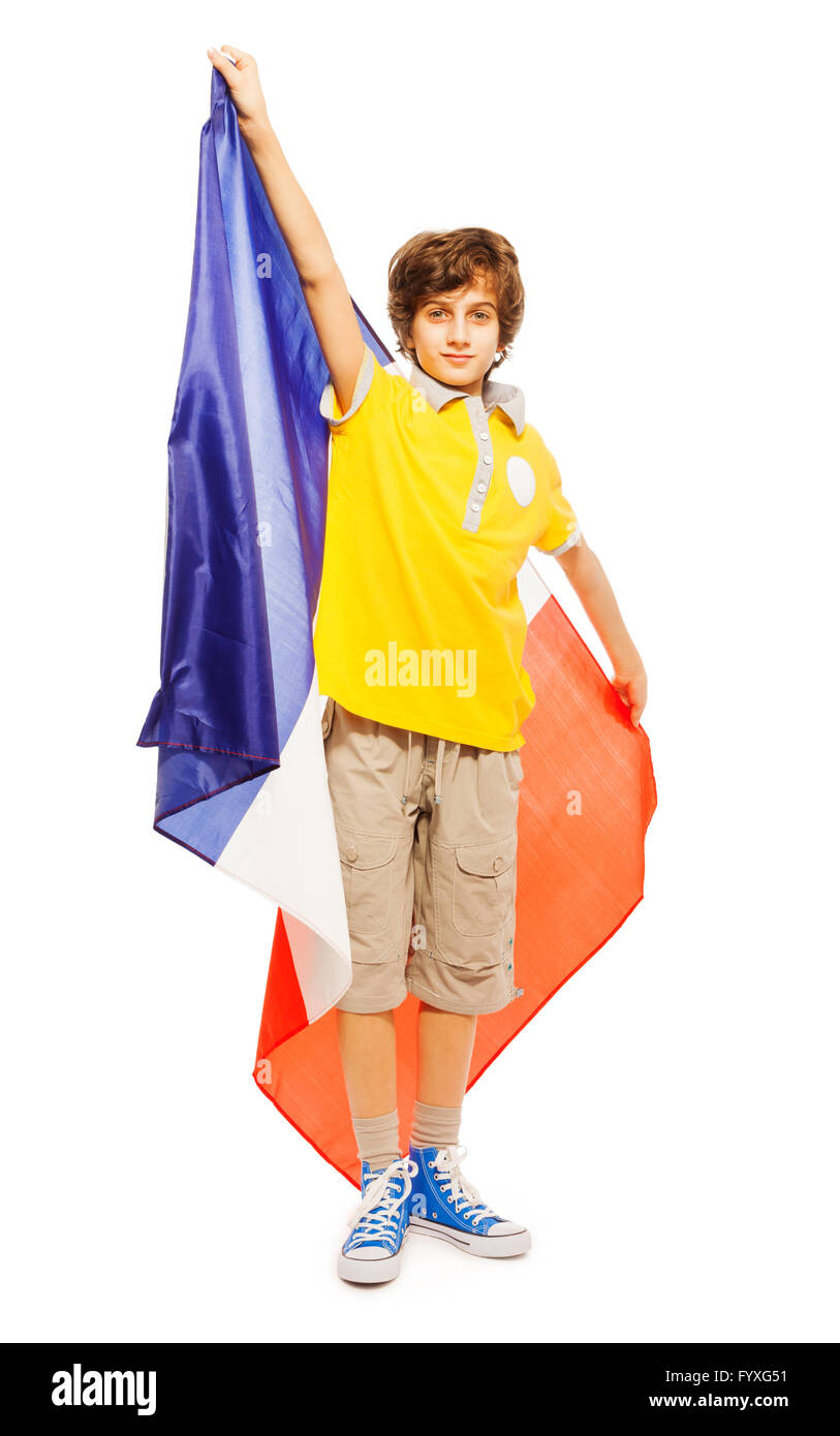 Child french flag hi-res stock photography and images - Alamy