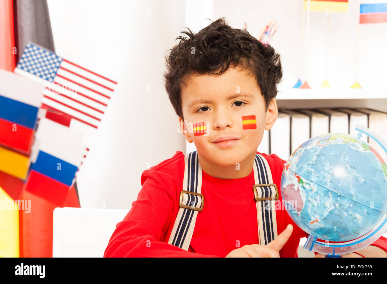 American school classroom flag hi-res stock photography and images - Alamy
