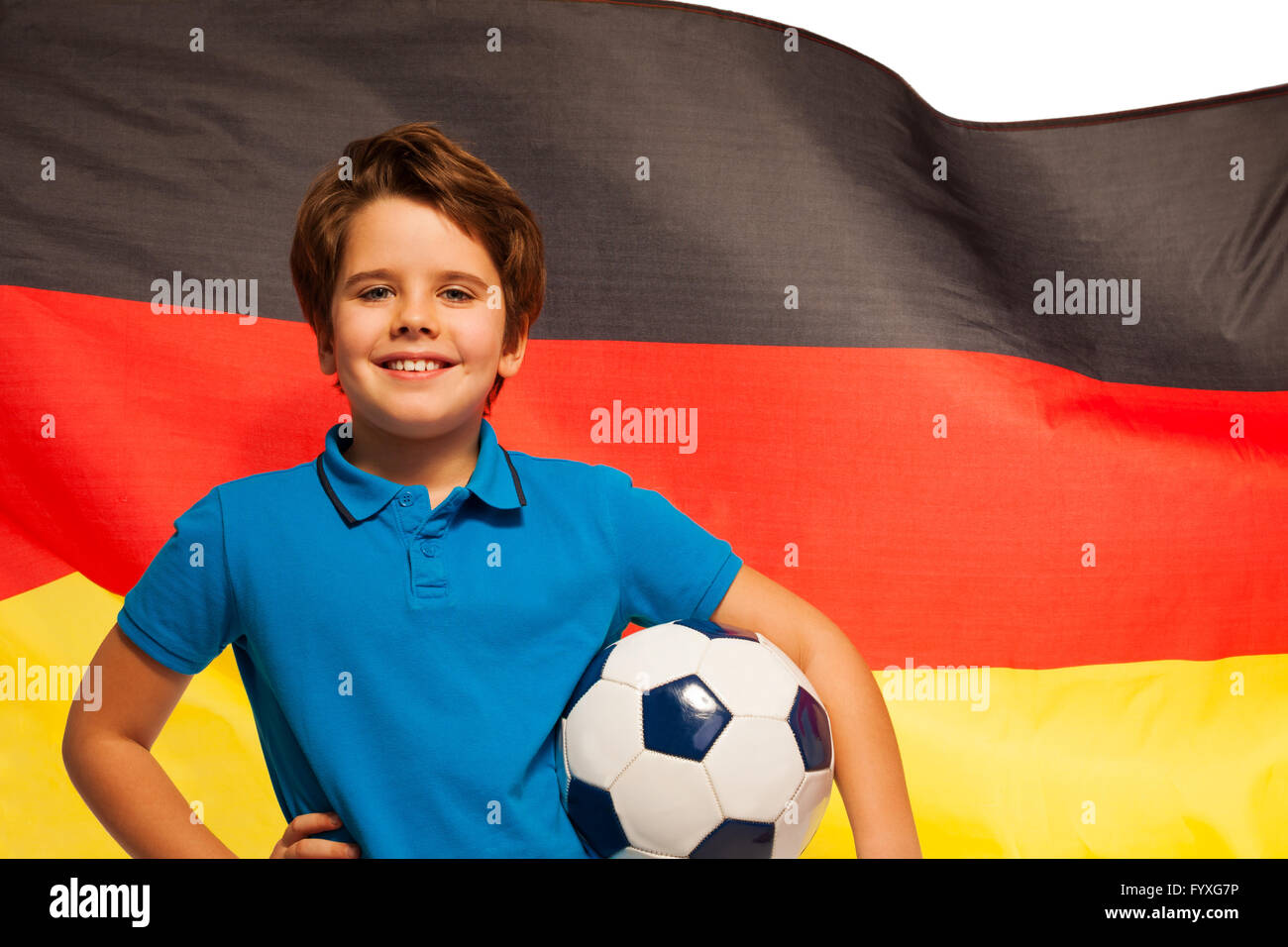 Football player ball under arm hi-res stock photography and images - Alamy