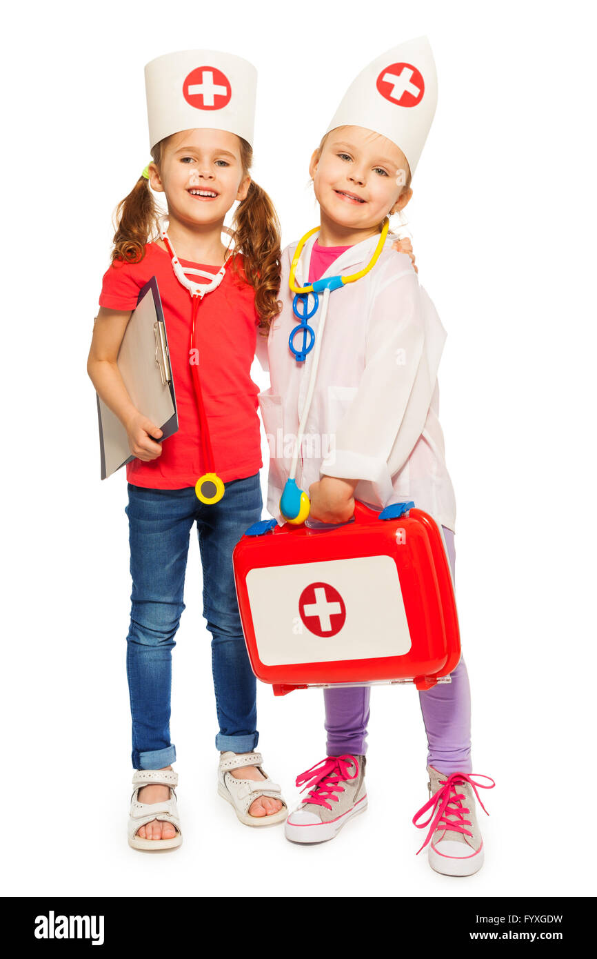 Girl with first aid kit hi-res stock photography and images - Alamy
