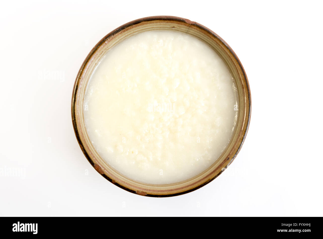 Milk with rice Stock Photo - Alamy