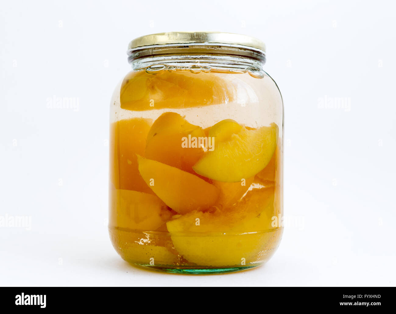 Syrup preserved peaches hi-res stock photography and images - Alamy