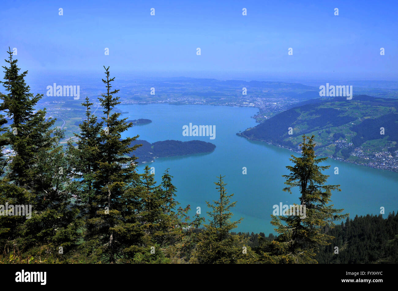 Lake Zug, Zug, Switzerland / Zugersee Stock Photo - Alamy