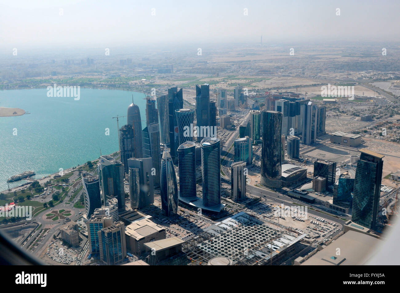 Qatar doha aerial hi-res stock photography and images - Alamy