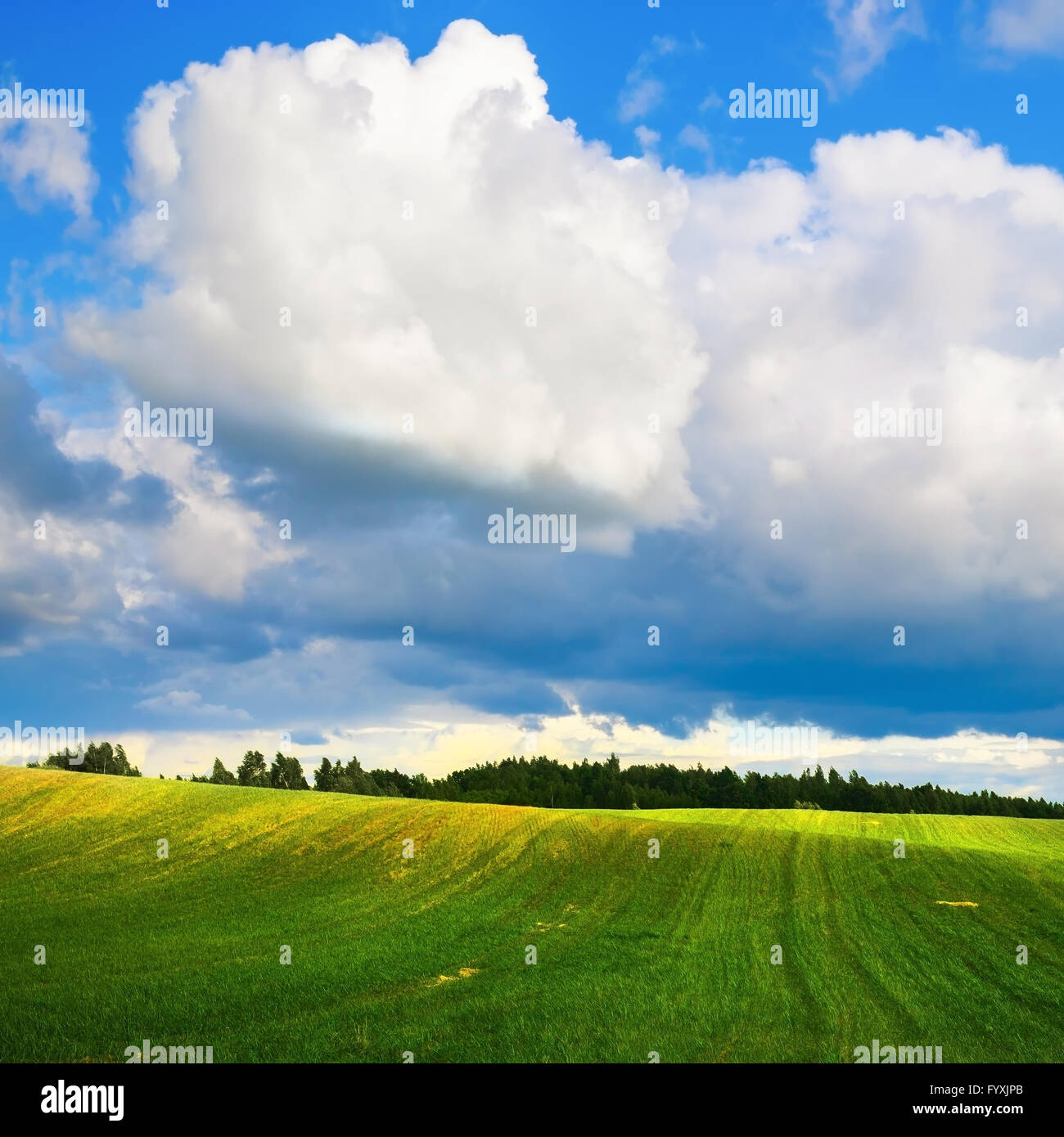 Idyllic farming landscape hi-res stock photography and images - Alamy