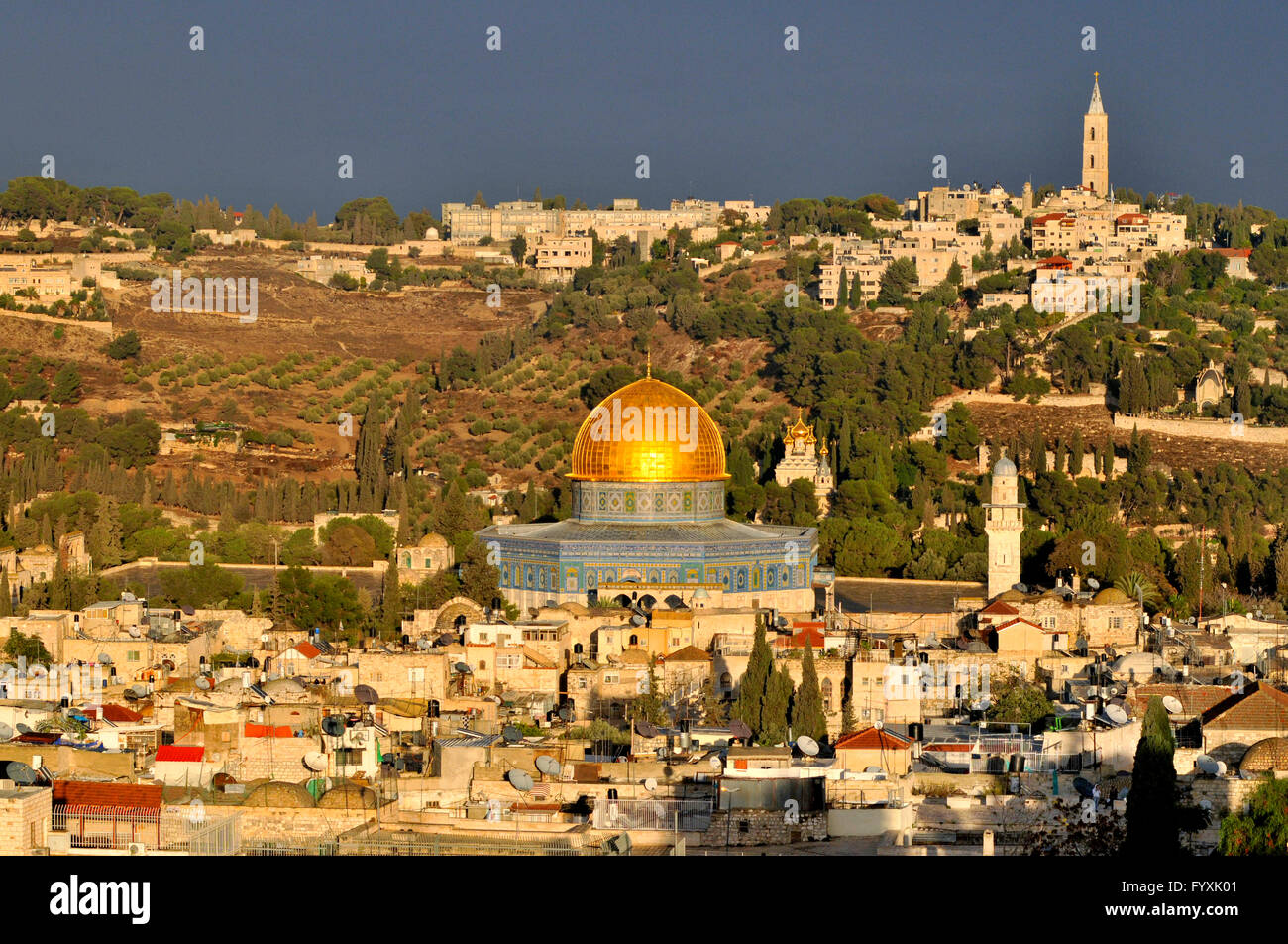 Geography travel israel jerusalem buildings hi-res stock photography ...