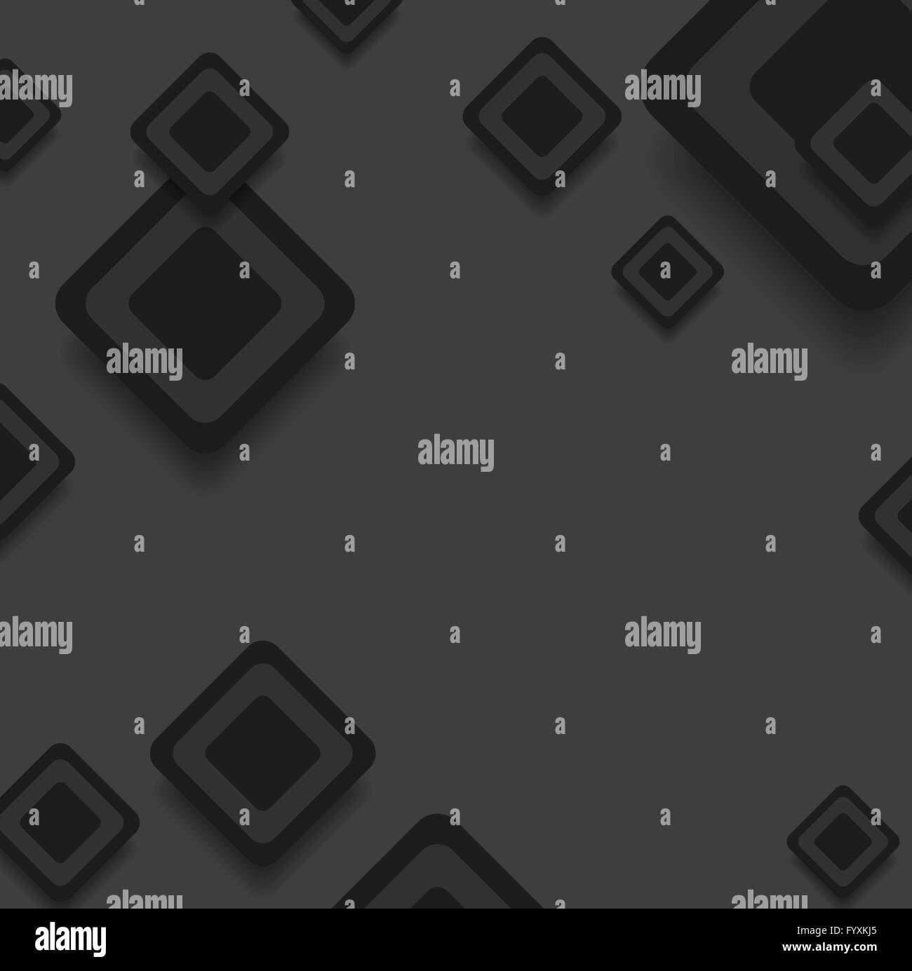 Black abstract tech squares design Stock Photo - Alamy