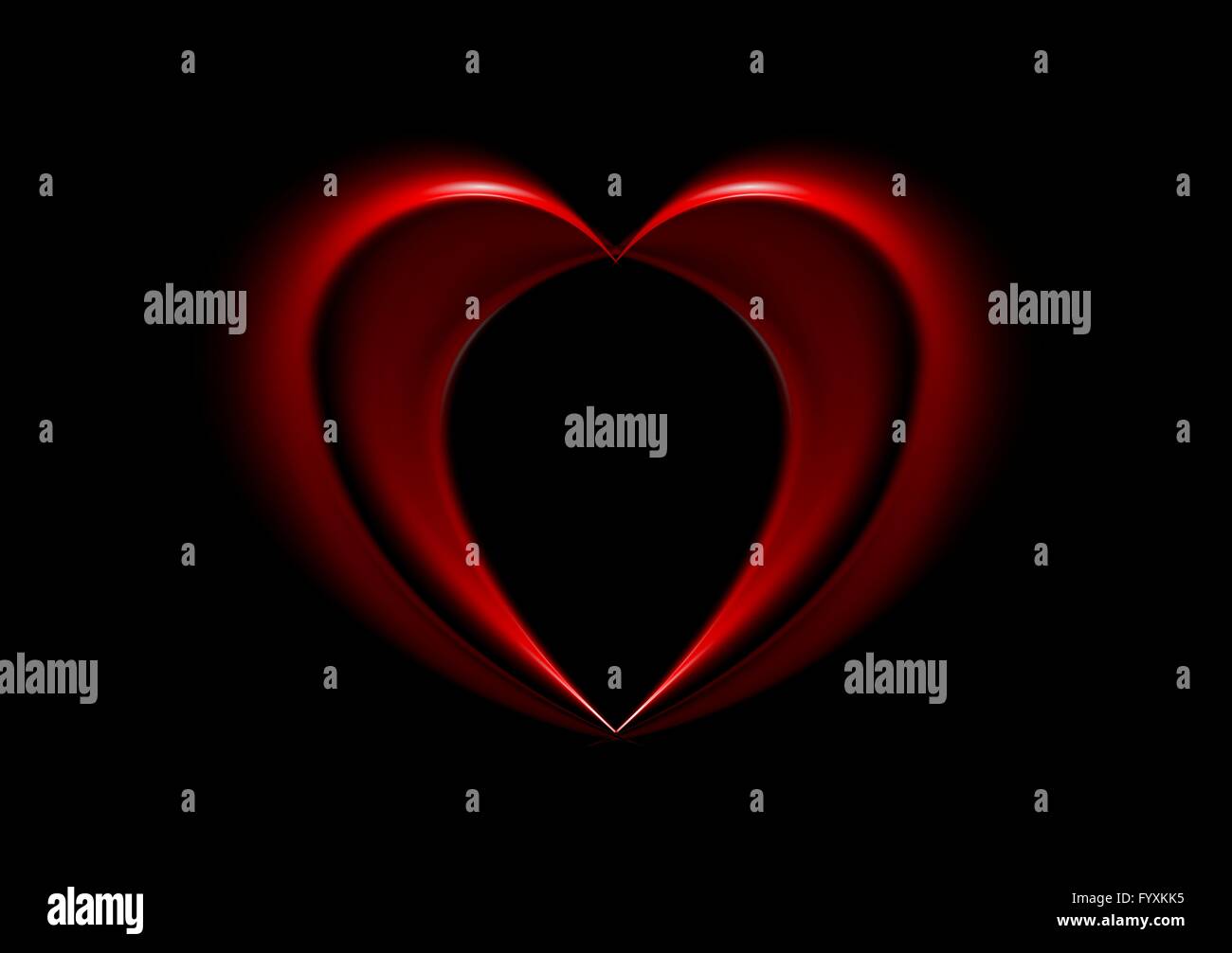 Smooth blurred red heart background Stock Photo - Alamy