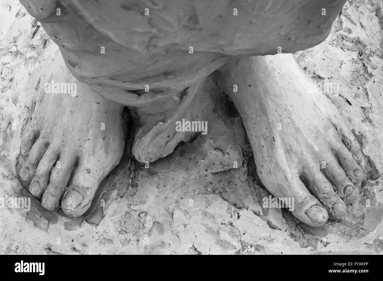 The feet of Christ Stock Photo - Alamy