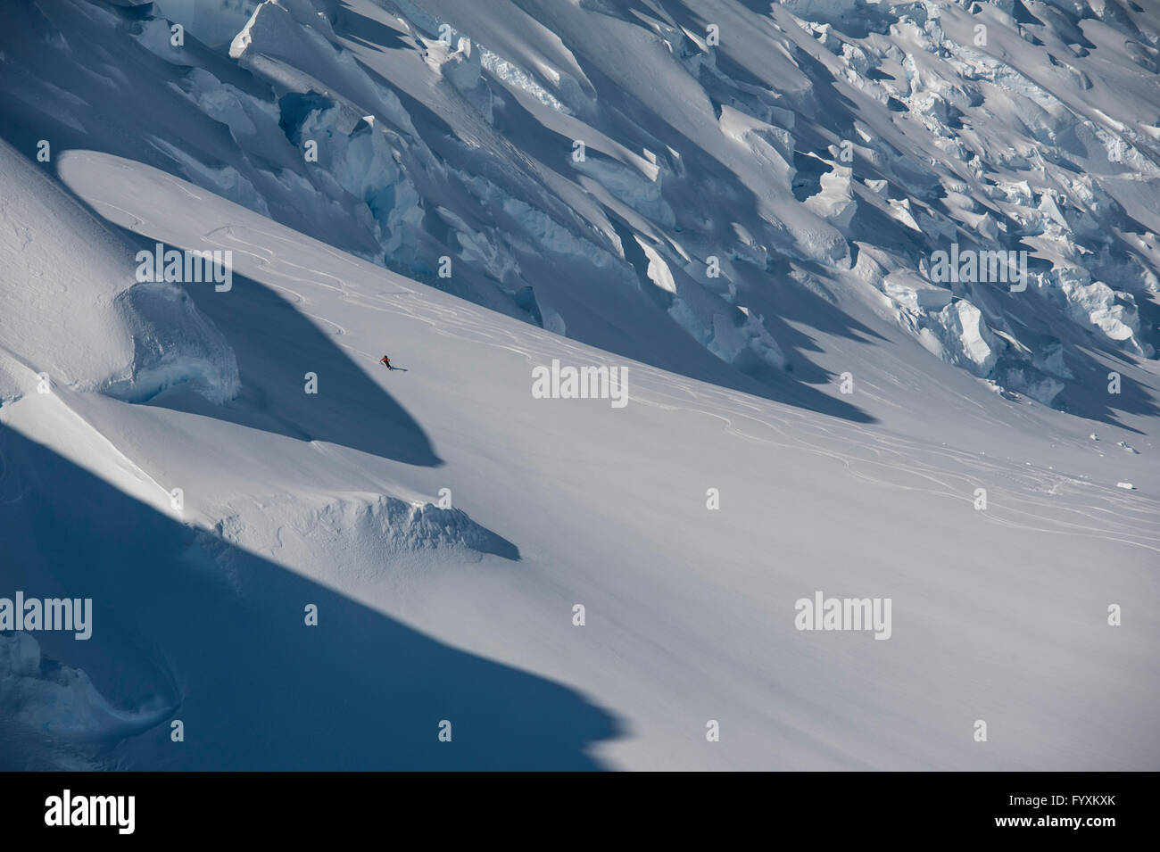 Skiing in Antarctica Stock Photo - Alamy