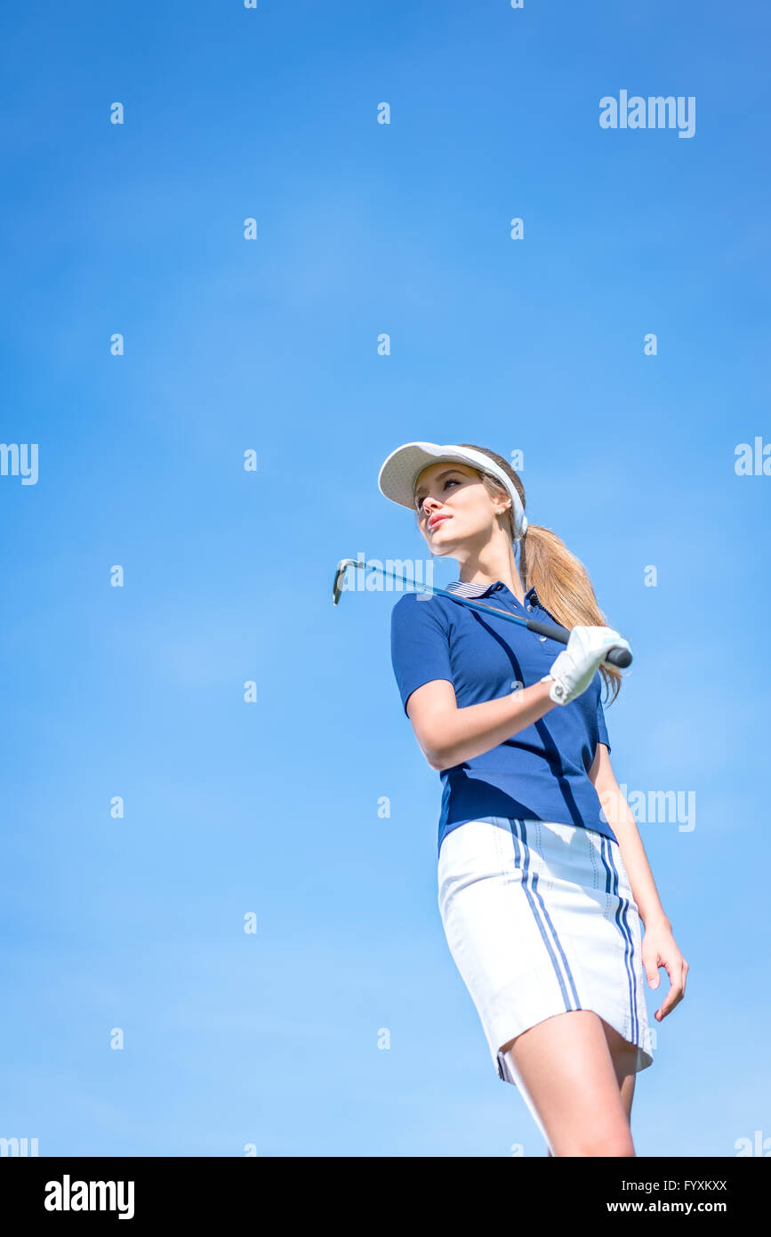 Professional female golfer hi-res stock photography and images - Alamy
