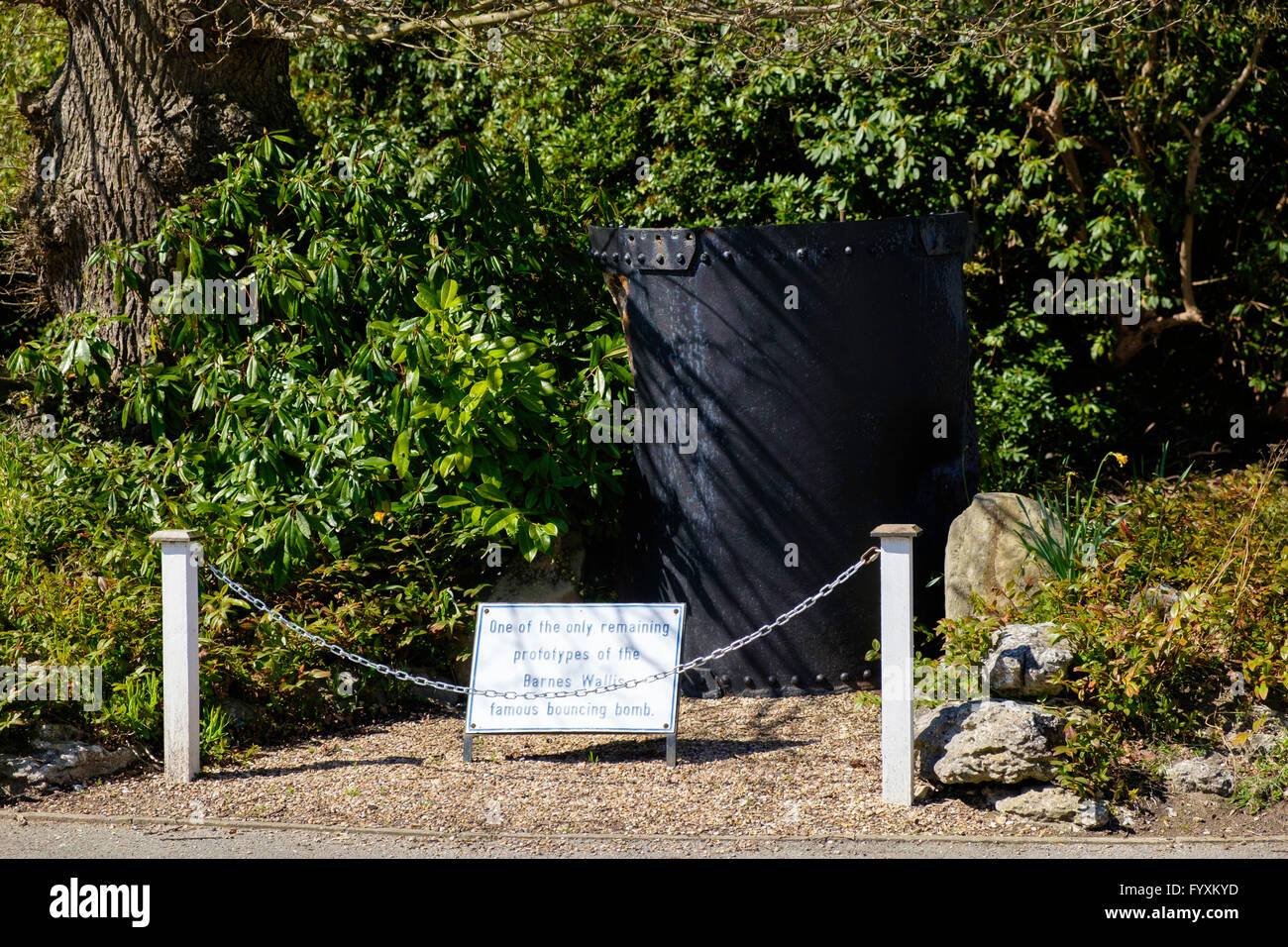 WW2 Bouncing Bomb Stock Photo - Alamy