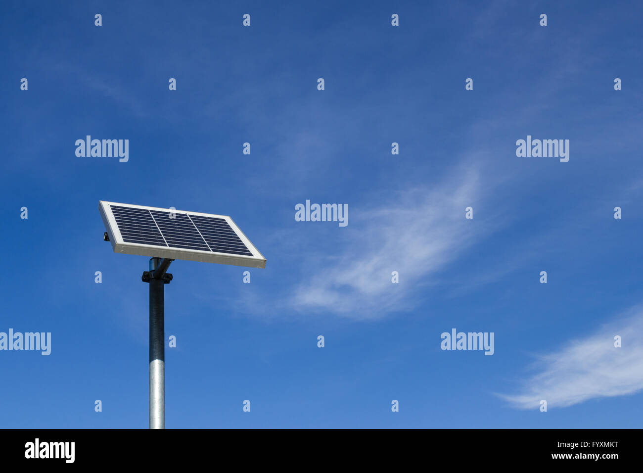 Small photovoltaic panel Stock Photo - Alamy