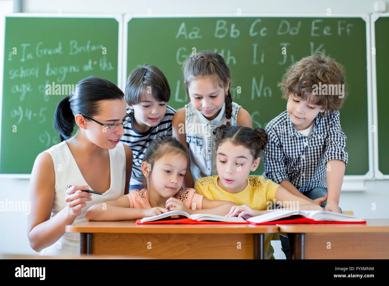 Classroom 6 7 teacher hi-res stock photography and images - Alamy