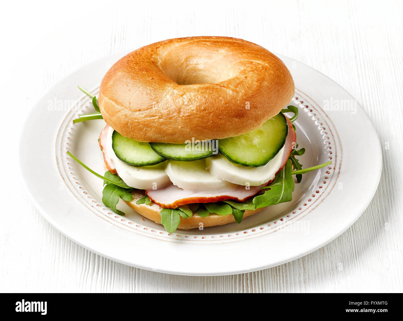 Bagel sandwich hi-res stock photography and images - Alamy
