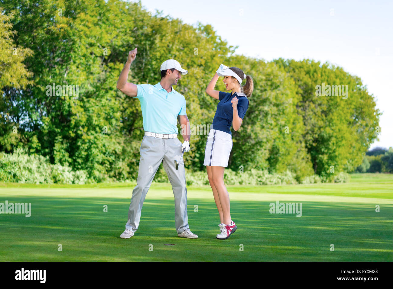 Golf victory hi-res stock photography and images - Alamy