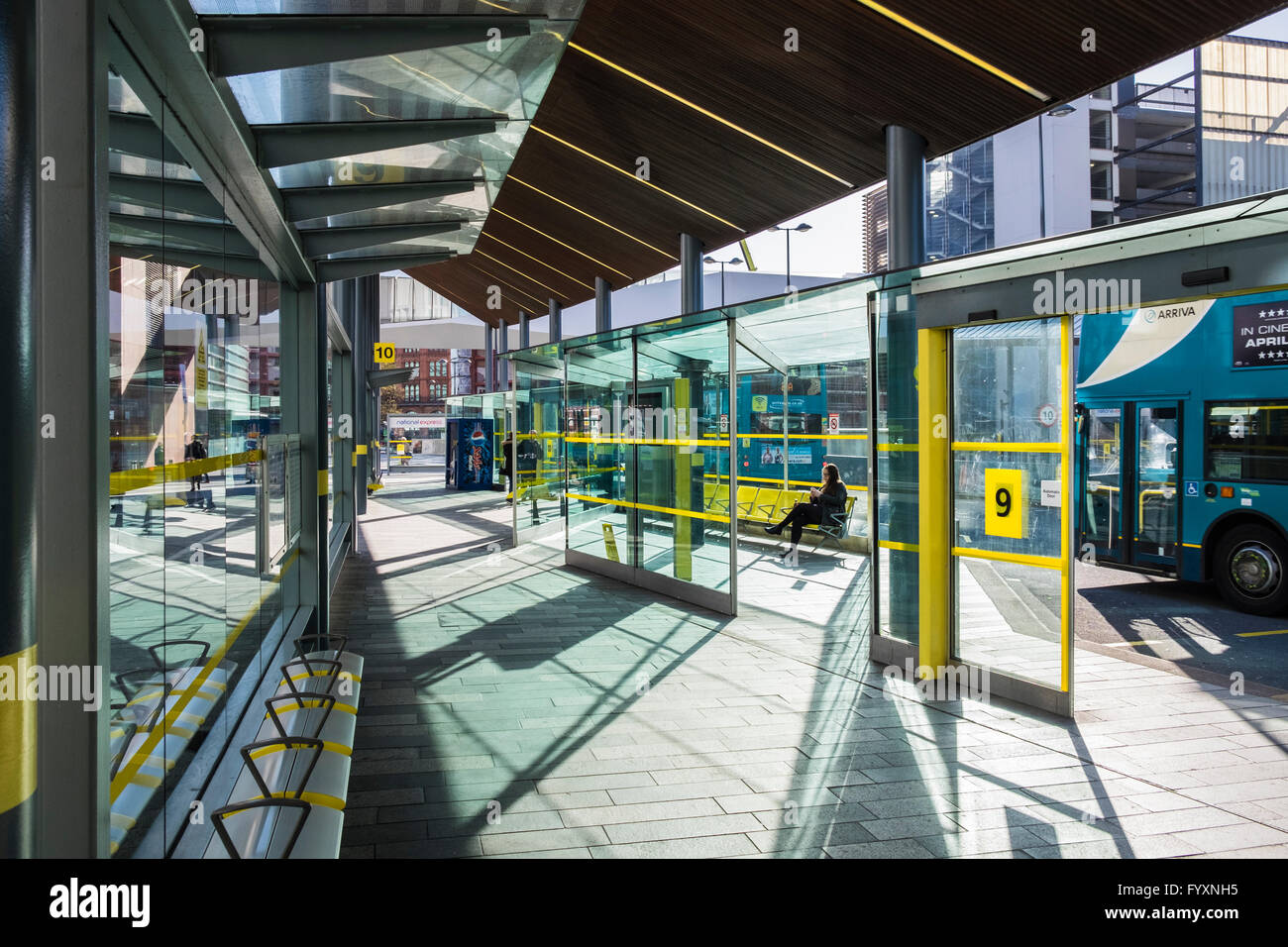 Liverpool 1 Bus Station, Liverpool, Merseyside, England, U.K Stock ...