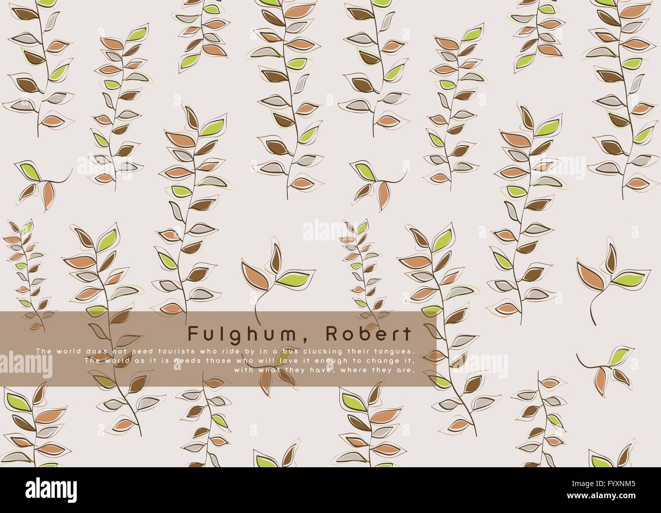 Modern leaves line Pattern Stock Vector Image & Art - Alamy