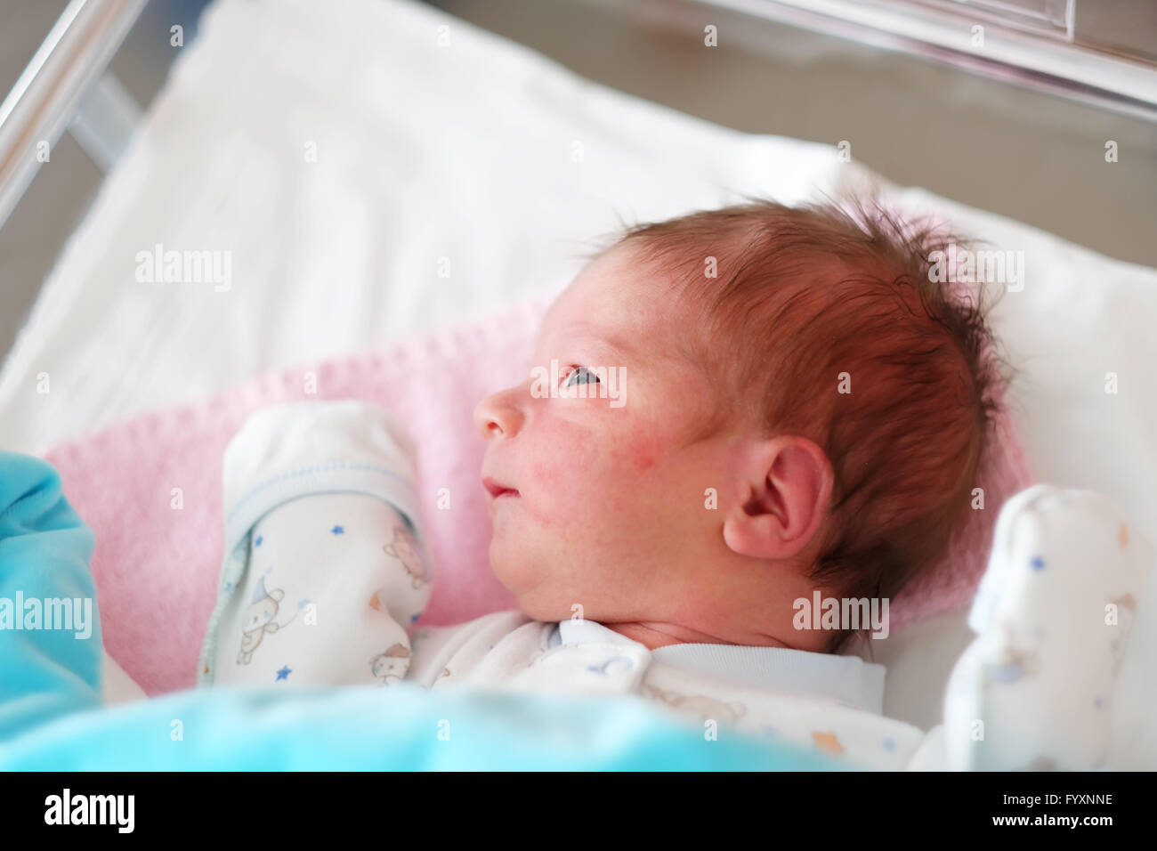 One day old newborn baby Stock Photo - Alamy