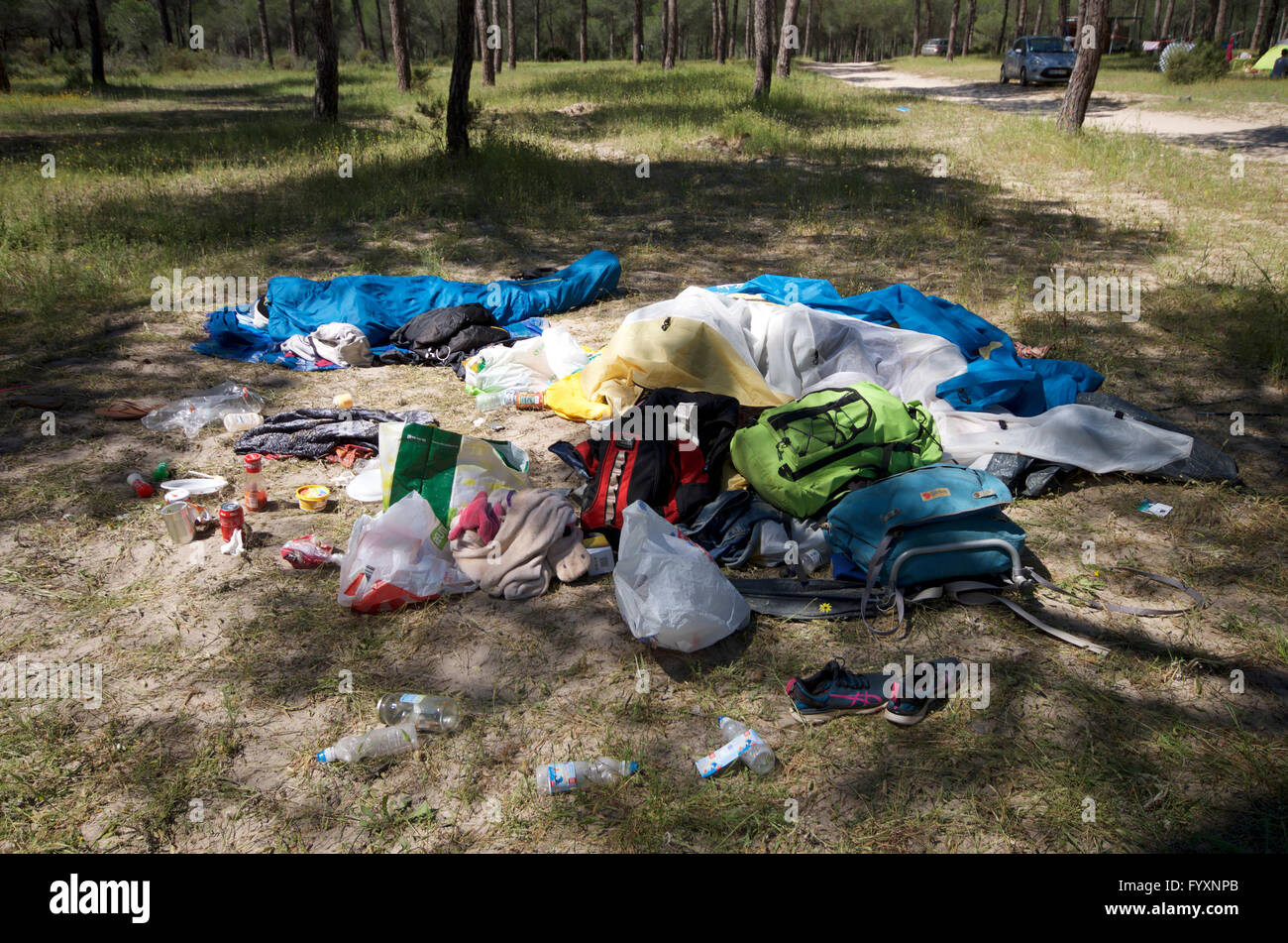 Messy Campsite High Resolution Stock Photography and Images - Alamy