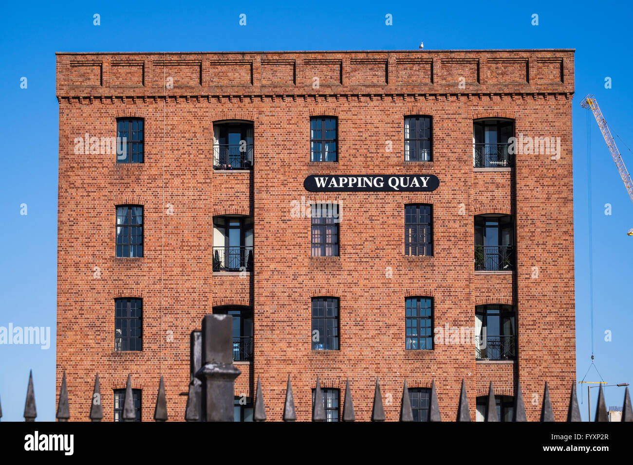 Wapping Quay warehouse, Liverpool, Merseyside, England, U.K Stock Photo ...