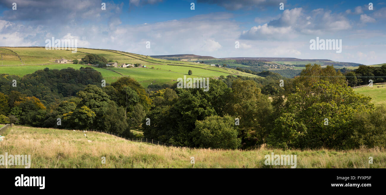 UK, England, Yorkshire, Calderdale, Heptonstall, Hebden Dale ...