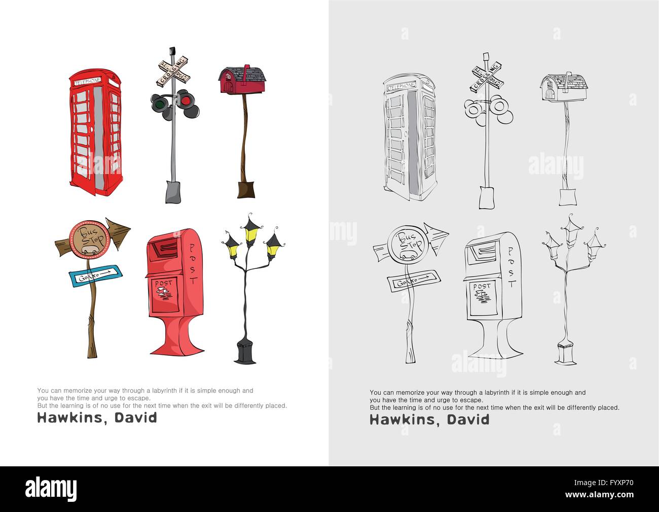 Vintage traffic light Stock Vector Images - Alamy