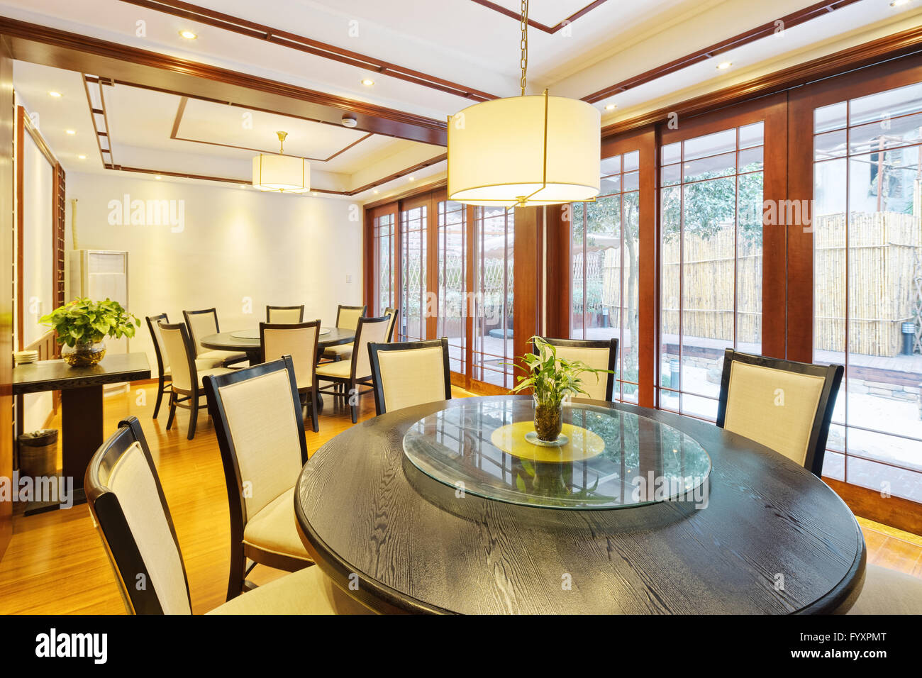 interior of modern dining room Stock Photo - Alamy