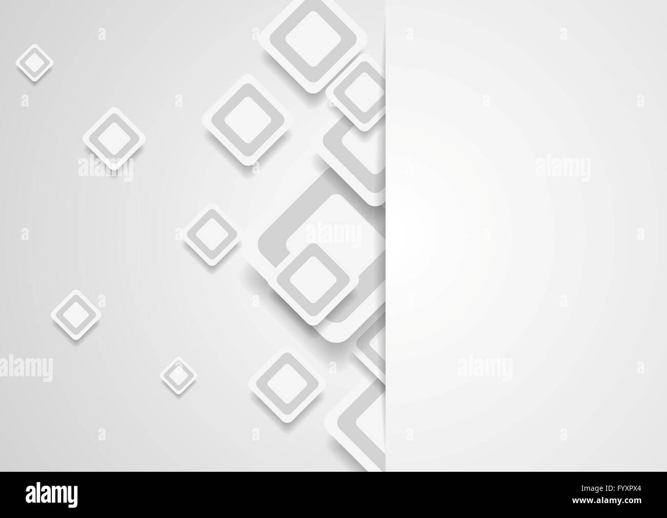 Tech corporate paper background with squares Stock Photo - Alamy