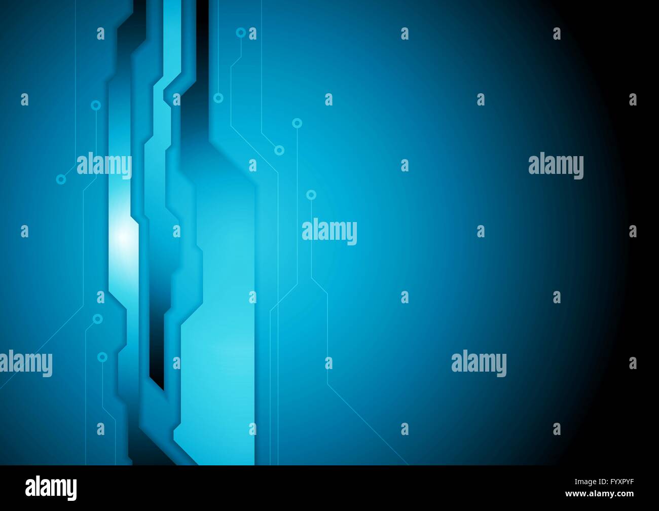 Dark blue abstract technology background Stock Photo - Alamy