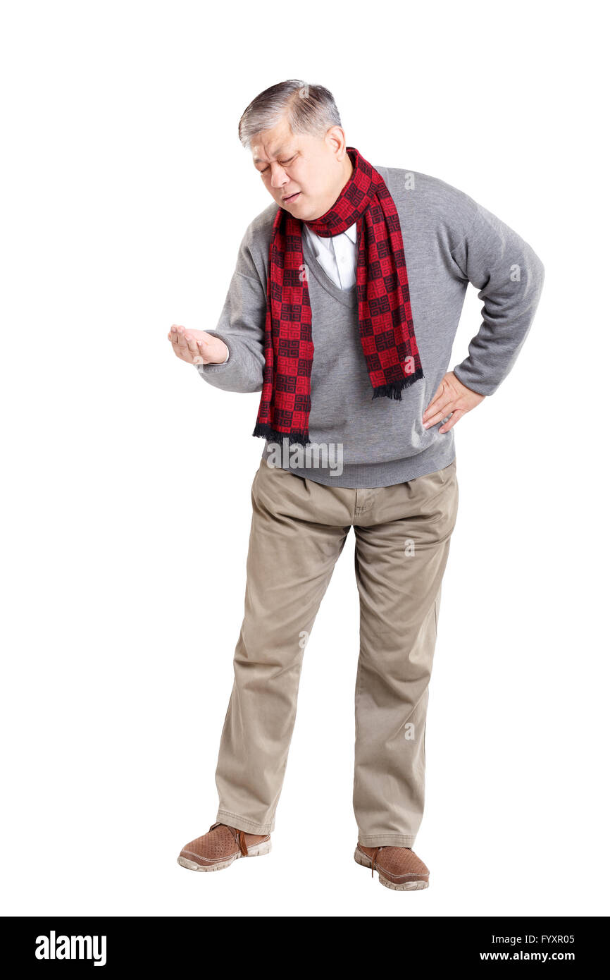 Hand old man in Cut Out Stock Images & Pictures - Alamy