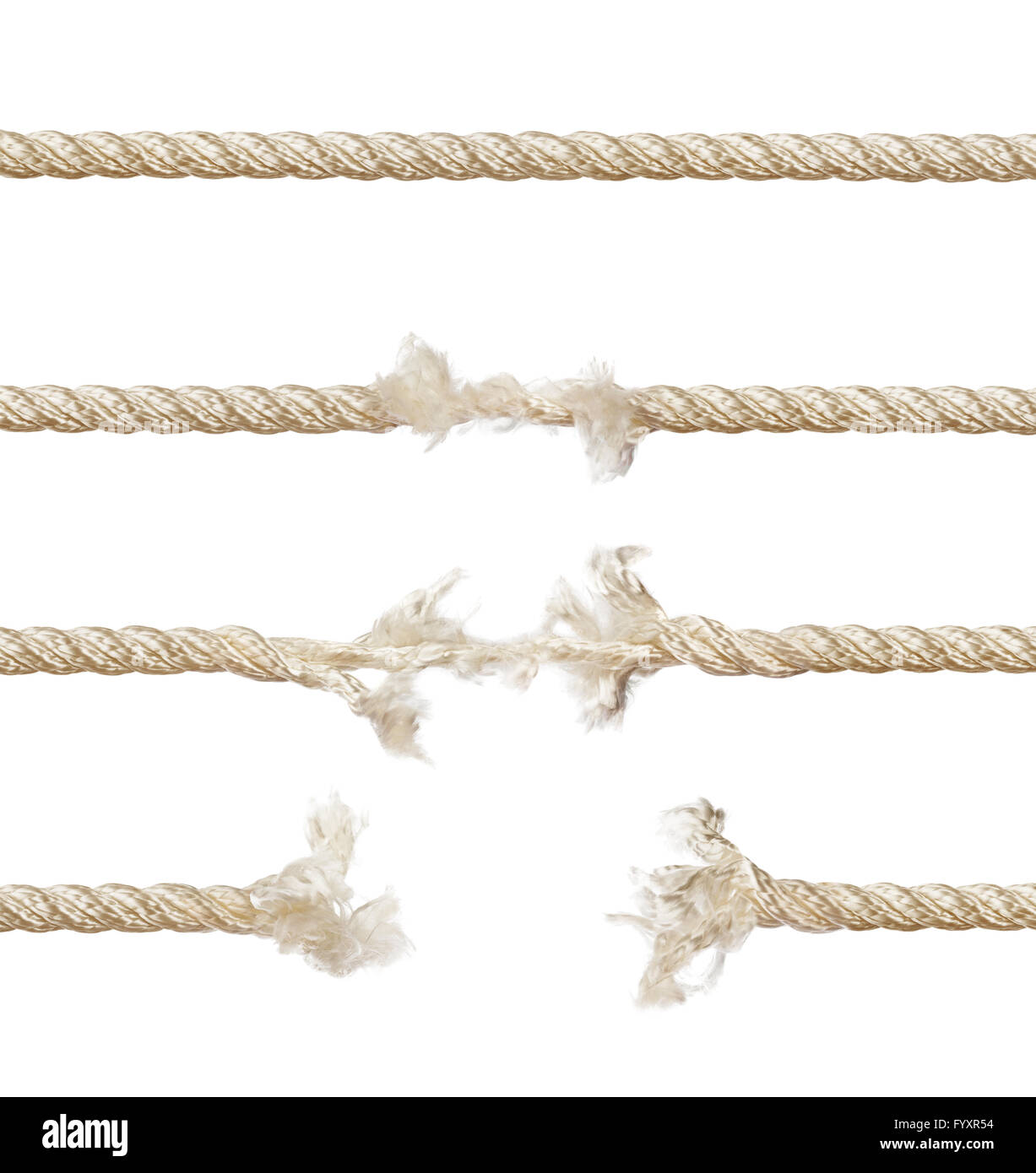 Set of ropes Stock Photo - Alamy