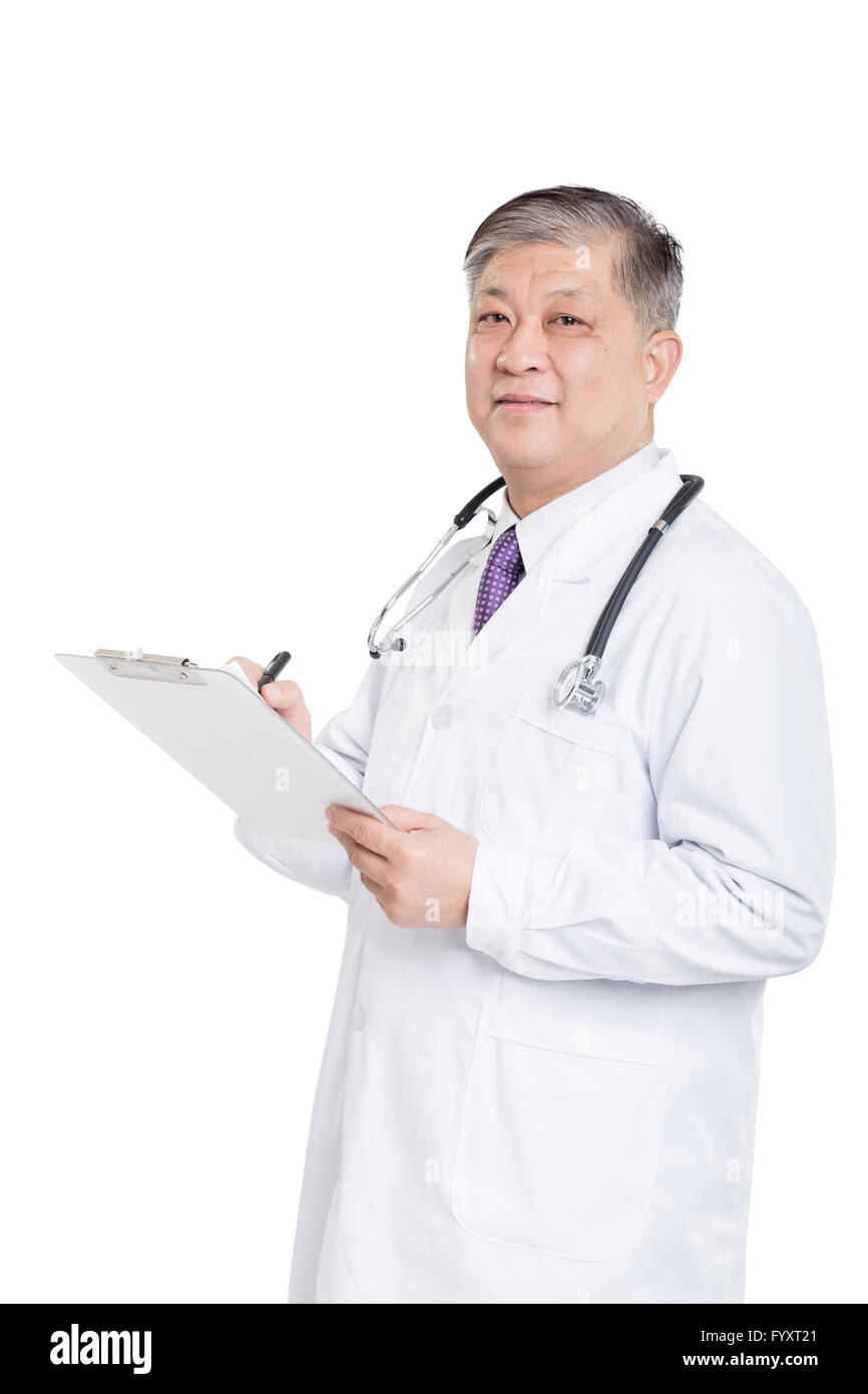 Doctor man writing hi-res stock photography and images - Alamy